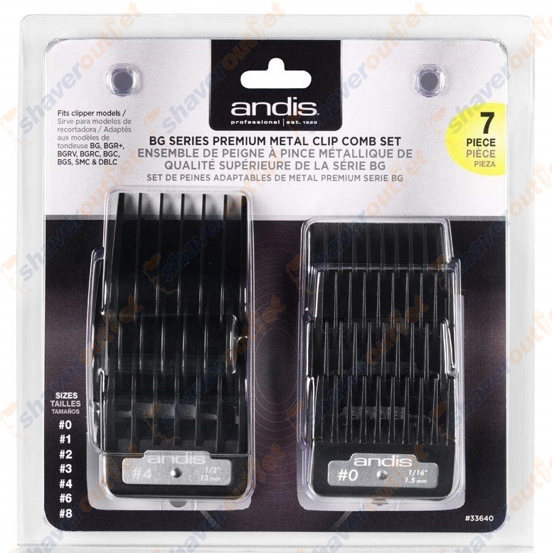 ShaverOutlet.com - ShaverOutlet.com - Andis BG Series Premium 7 Piece ...